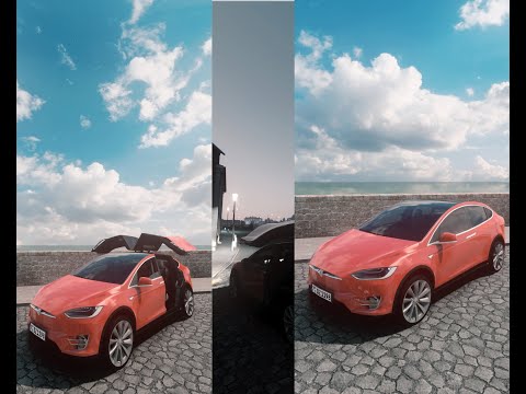 Tesla Model X Animation Doors And Electric Motor Sound V2 ETS2 Car Mod ...