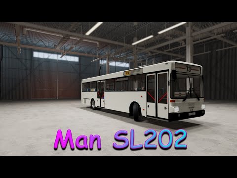 MAN SL 202 (VöV II) BeamNG.drive Bus Mod - ModsHost